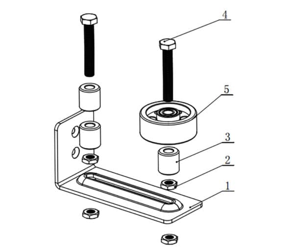 Sliding Door Floor Guide: No Groove, Easy Install