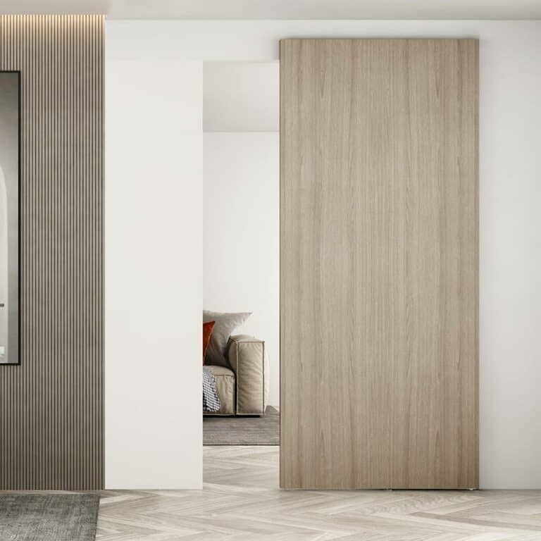 Hidden Barn Door Hardware include Aluminum Concealed Track - Tengyu