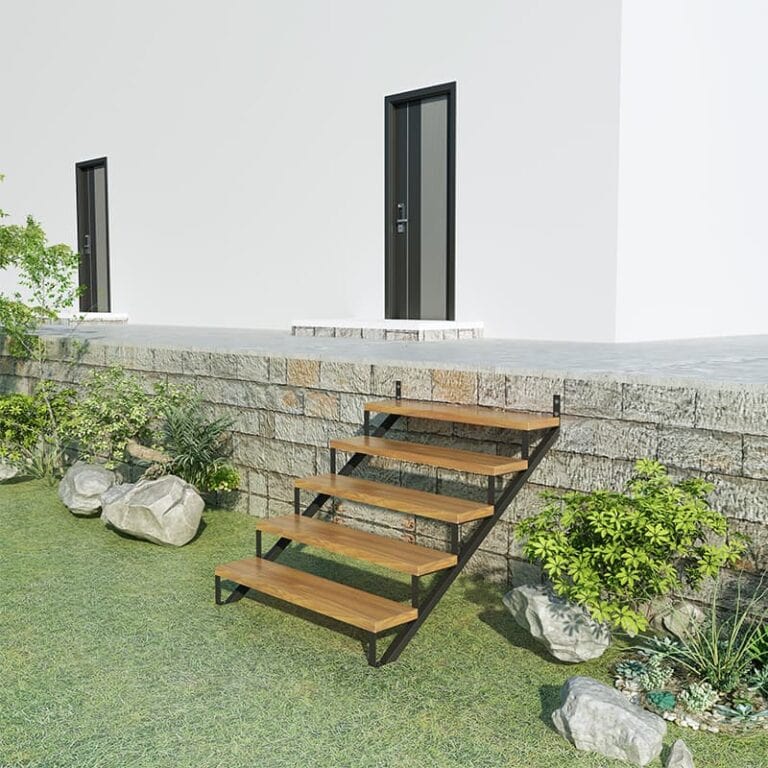 Wholesale 5 Step Steel Stringer Stair Riser Supplier